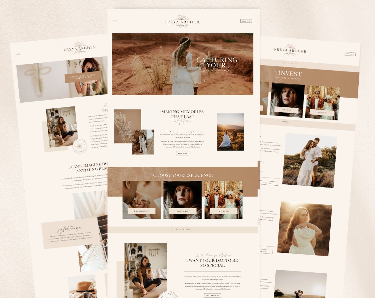 Squarespace Photography Website Template Squarespace 7.1 - Etsy Australia