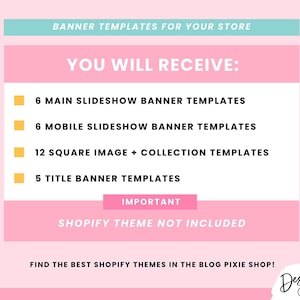 Shop Banner Templates Canva - Shopify Store Banner Designs - Playful ...