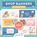 Shop Banner Templates Minimal Aesthetic - Shopify Store Banner Designs ...