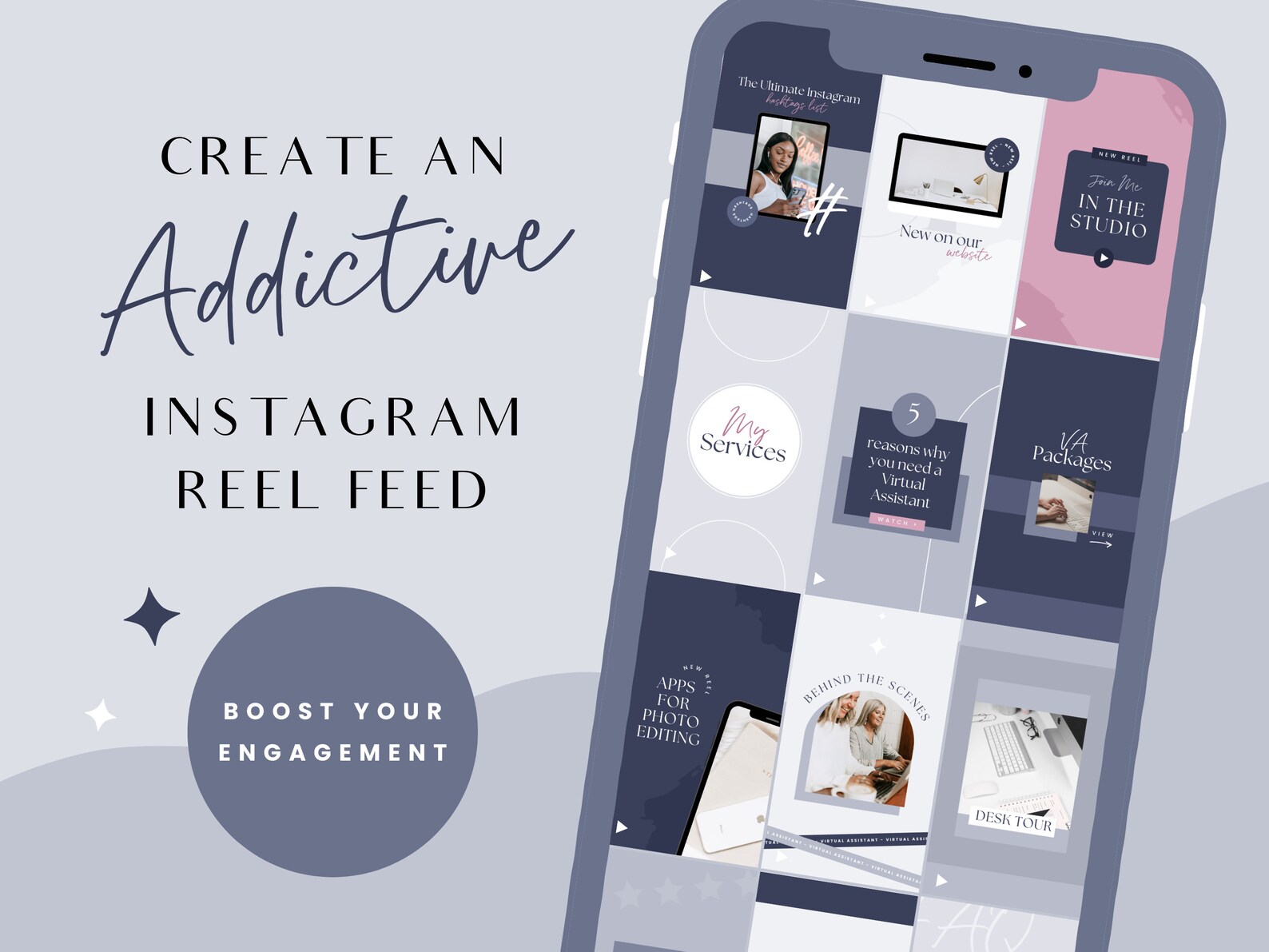 Instagram Reels Virtual Assistant Instagram Reel Cover - Etsy