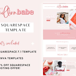 Squarespace Template - Coach Business Website - Squarespace 7.1 - Podcast Website Design ...