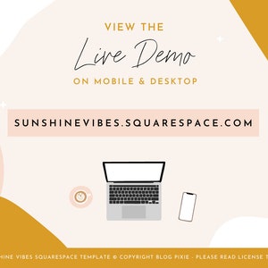 Squarespace Template - Coach Business Website - Squarespace 7.1 - Boho Website Design ...