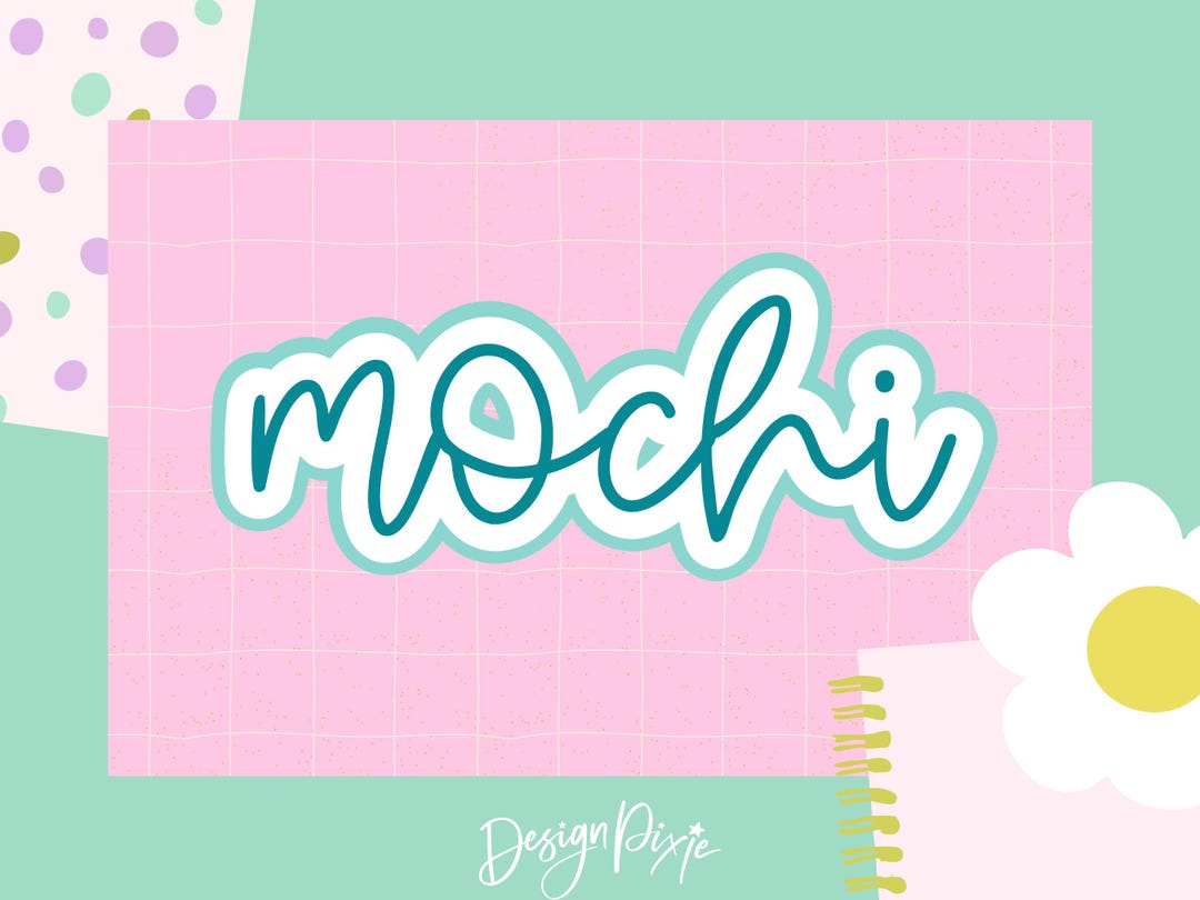 Mochi Font - Ultra Cute Quirky Handwritten Script • Unique Lettering ...