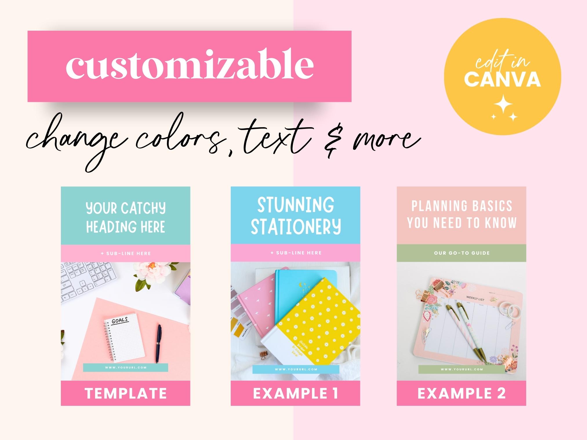 Pinterest Templates for Selling Digital Products - Canva Pinterest Pin ...