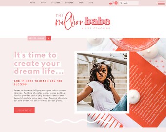 Blog Template Wix | Etsy