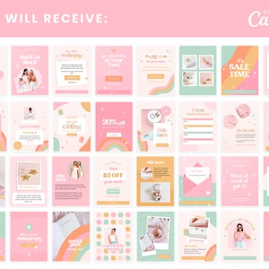 Email Templates Pink - Canva Newsletter Template - Mailing List Design ...