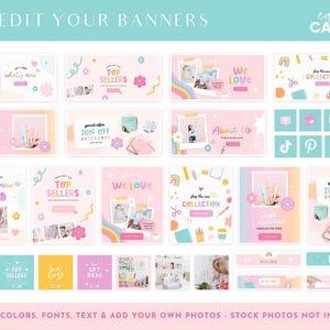 Shop Banner Templates Canva - Shopify Store Banner Designs - Playful ...