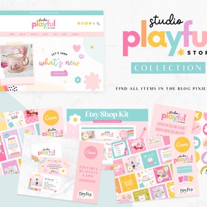 Rainbow Email Signature Template Canva Small Business Email - Etsy