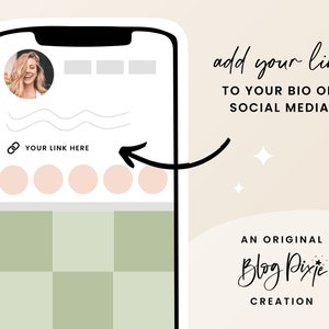 Cottagecore Links Website Template Canva - Link in Bio - Instagram ...
