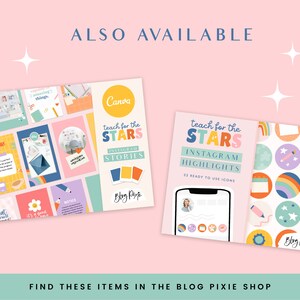 Teacher Instagram Post Templates Canva Teacher Social Media Posts Pack ...