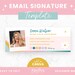 Retro Email Signature Template Canva Business Email Signature Design ...