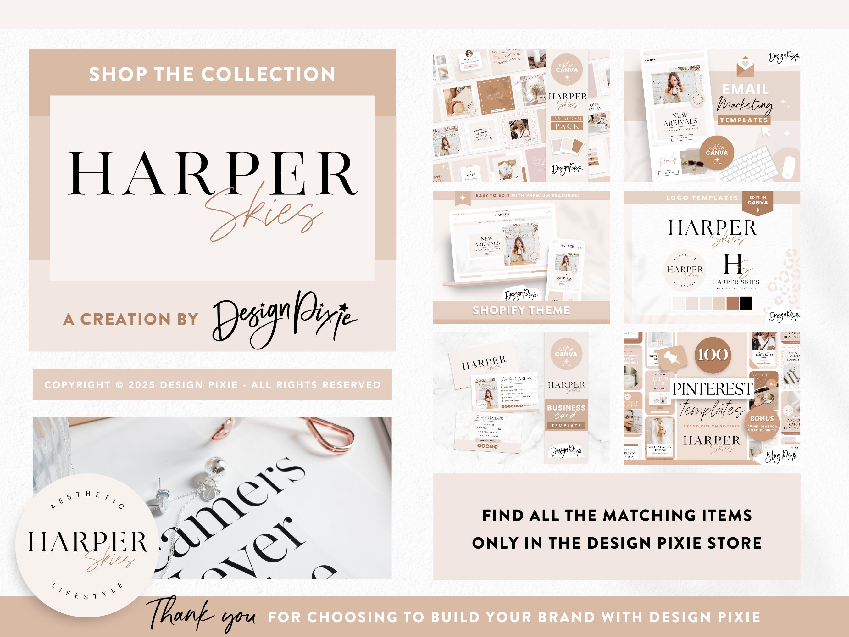 Boho Email Signature Template Canva - Business Email Signature Design ...