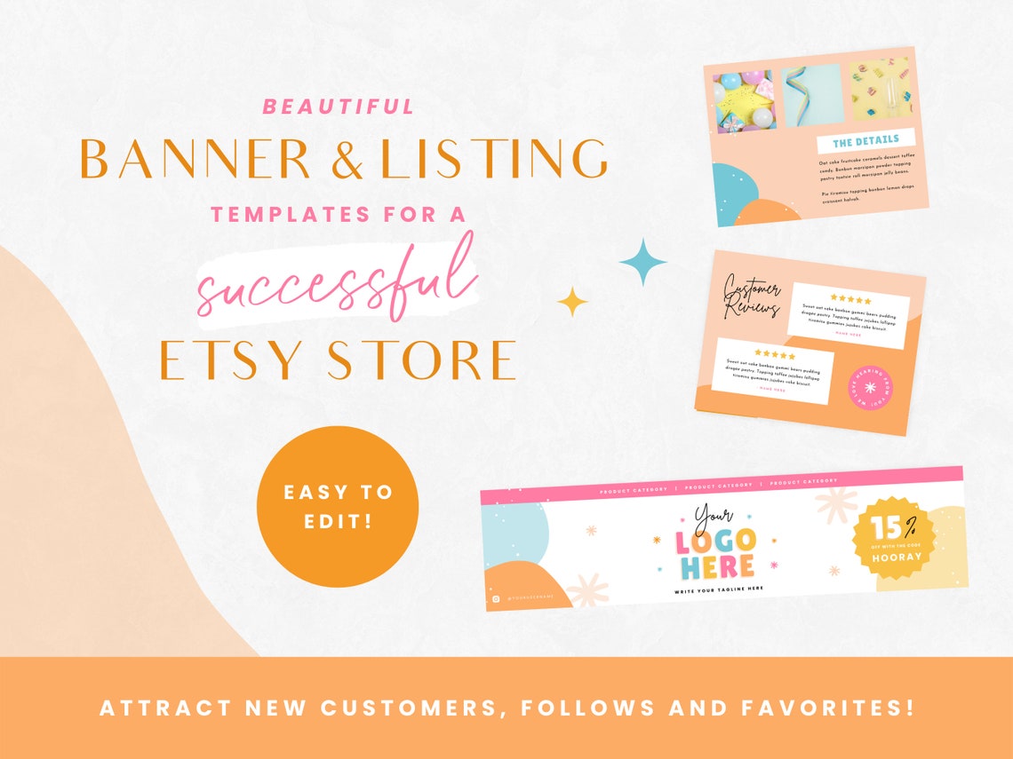 Etsy Shop Banner Templates Etsy Design Ideas Etsy Store - Etsy