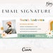 Retro Email Signature Template Canva Business Email - Etsy