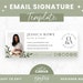 Email Signature Template Canva - Rainbow Branding - Small Business ...