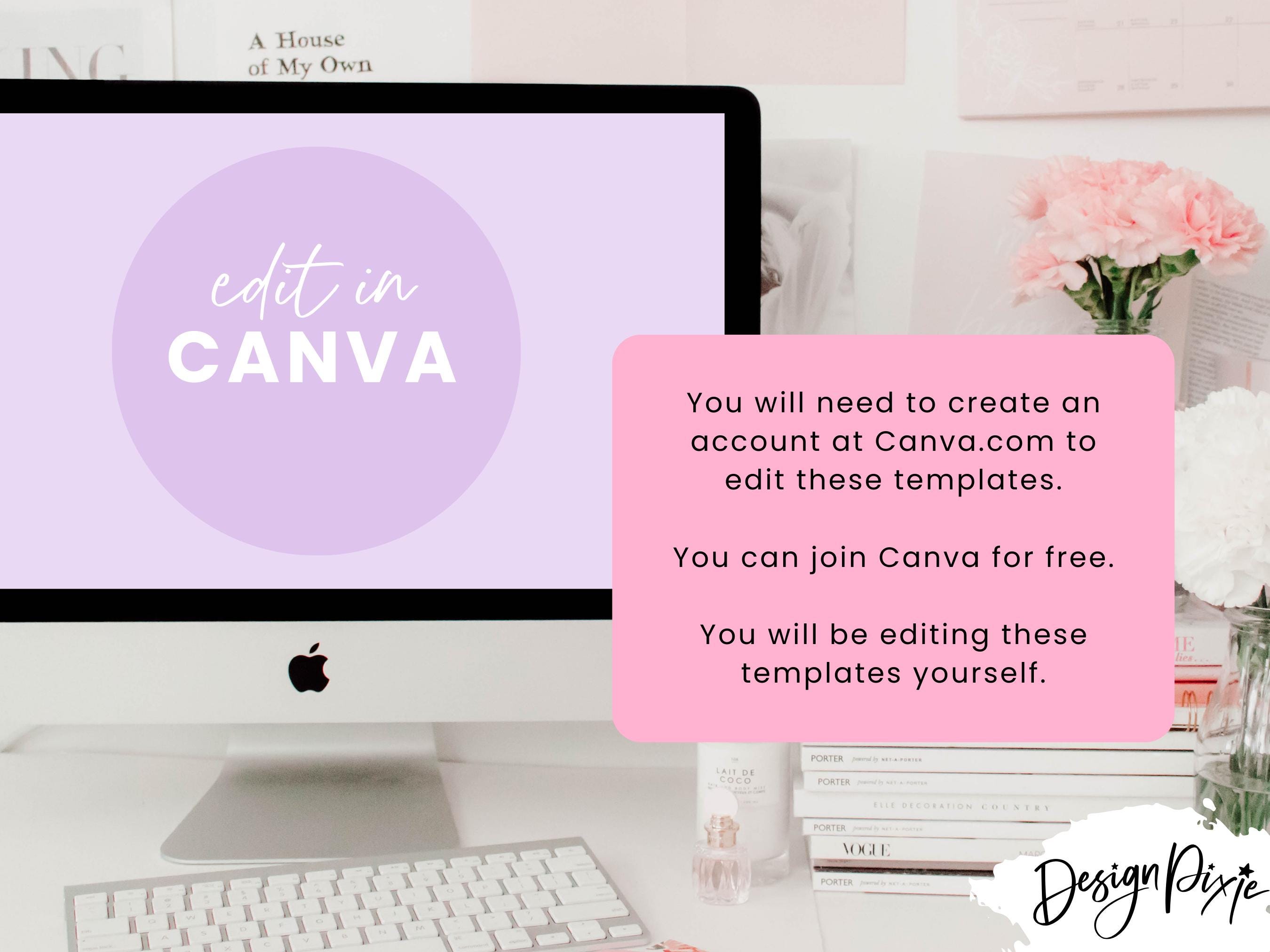 Fun Editable Logo Design Canva - Small Business Logo Template - Rainbow ...