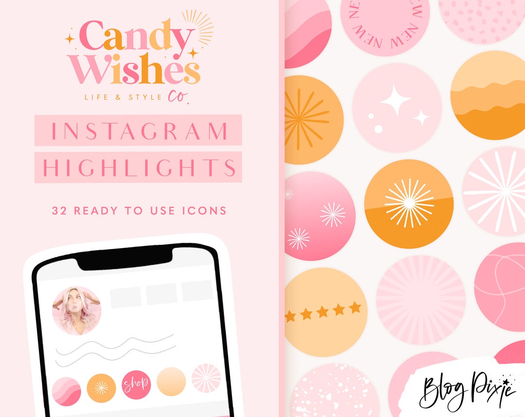 Instagram Highlight Icons Bright Colorful - Covers for Instagram ...