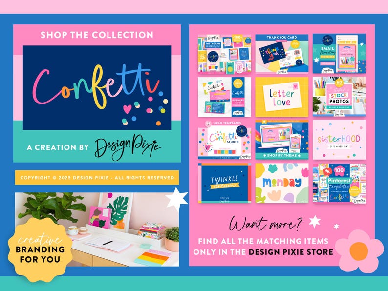 Colorful Email Signature Template Canva - Fun Creative Email Footer ...