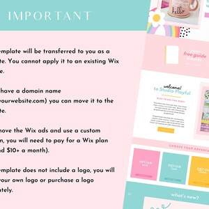 Rainbow Wix Template - Creative Wix Website Design - Wix Template for ...