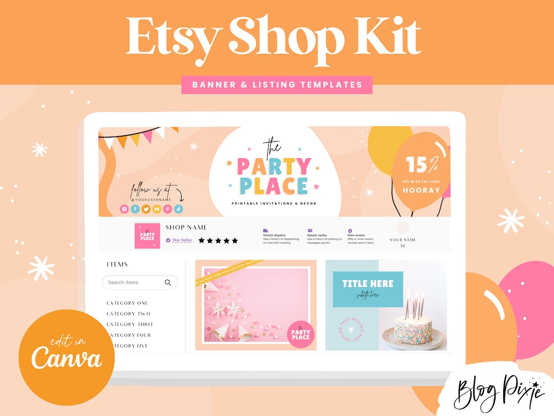 Etsy Shop Banner Templates Etsy Design Ideas Etsy Store - Etsy