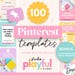 Playful Pinterest Templates for Canva - Idea Pins - Rainbow Social ...