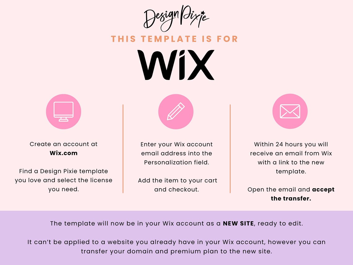 Wix Website Template Boho Coach - Wix Theme - Creative Wix Layout - Wix ...