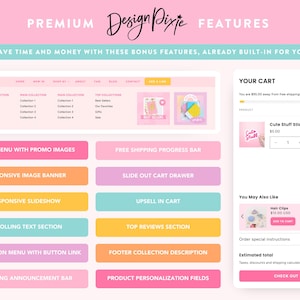Playful Rainbow Shopify Theme - Website Template - Canva Store Banners ...