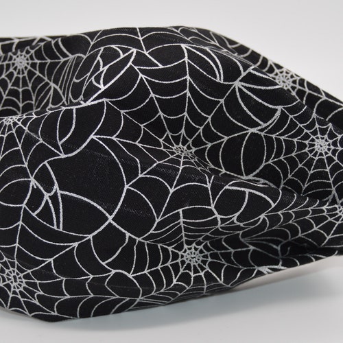 Metallic Spider Web Face Mask adult Size - Etsy