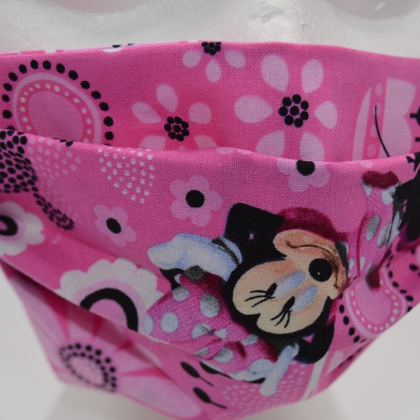 Minnie Mouse Face Mask - Etsy