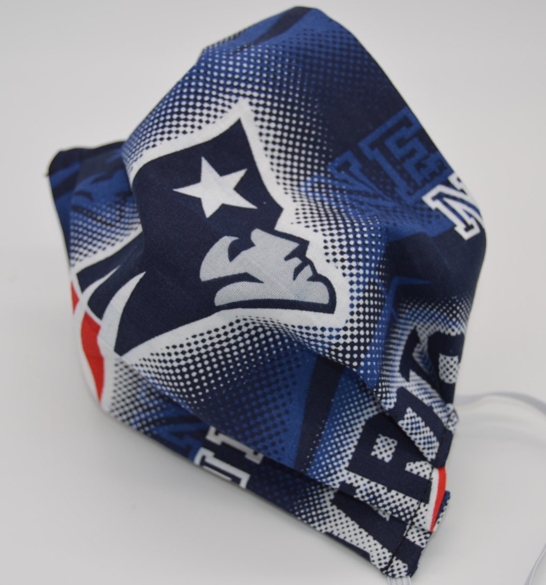New England Patriots Face Mask (adult Size) - Etsy