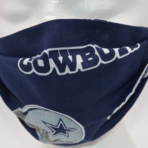 Dallas Cowboys Face Mask (adult Size) - Etsy