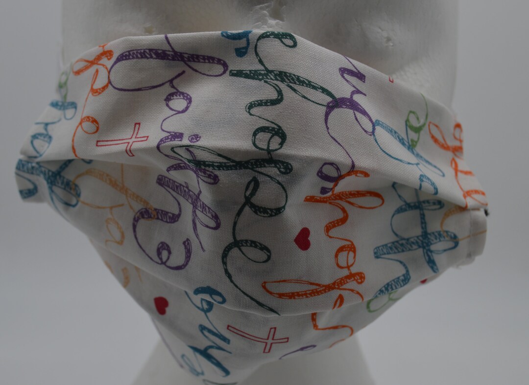 Reversible/washable Inspirational Face Mask (adult Size) - Etsy