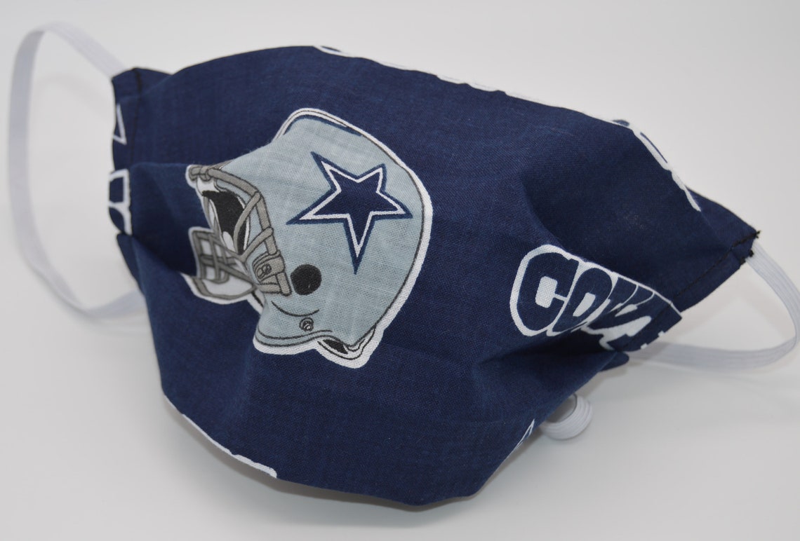 Dallas Cowboys Face Mask (adult Size) - Etsy