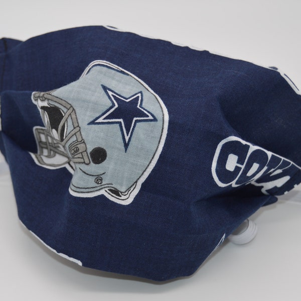 Dallas Cowboys Face Mask - Etsy