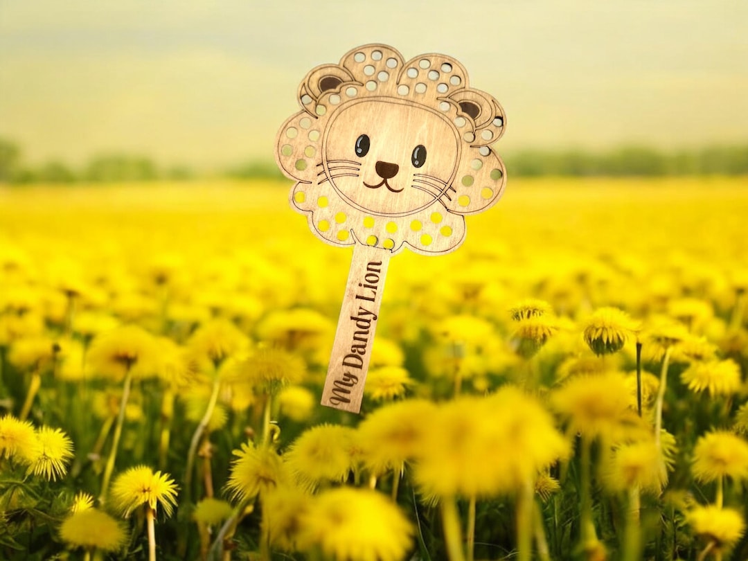 Dandelion Lion Craft - Kids Outdoor Activity - Etsy