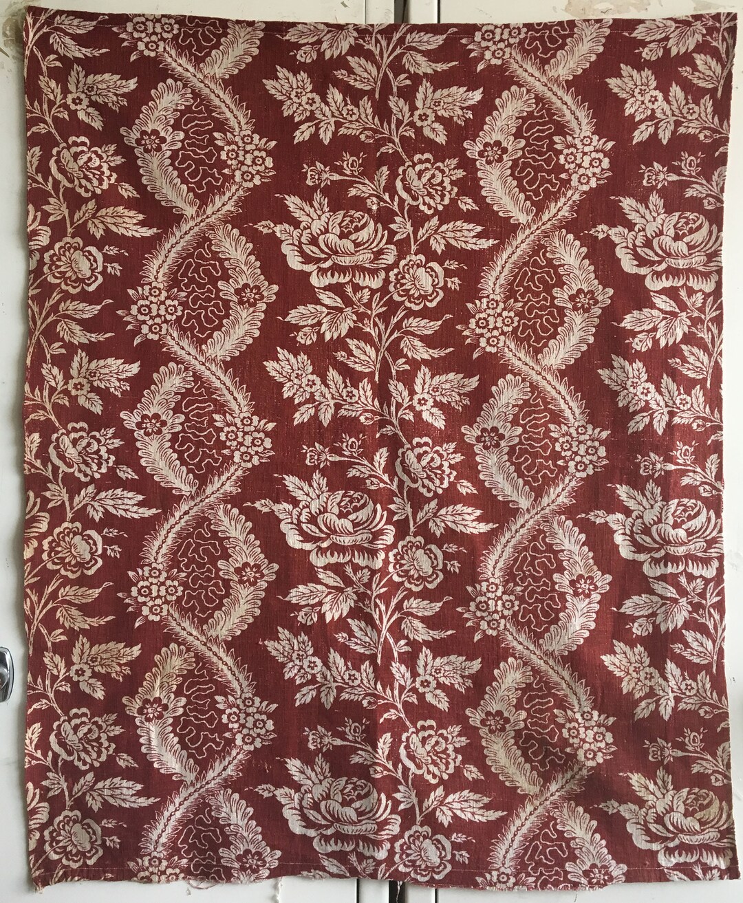 Beautiful Rare 18th C. French Printed Linen Block Print 2780 - Etsy