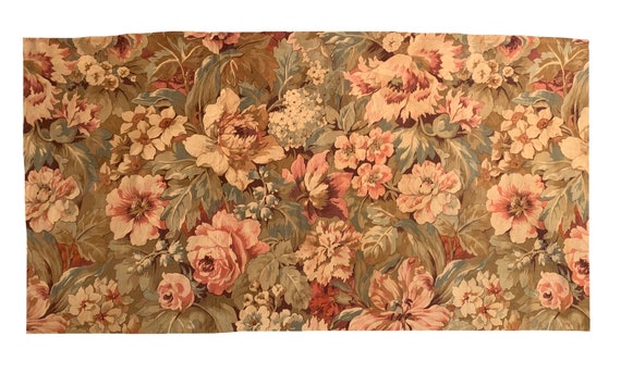 Beautiful 1930s French Packed Floral Fabric 1275 | Etsy