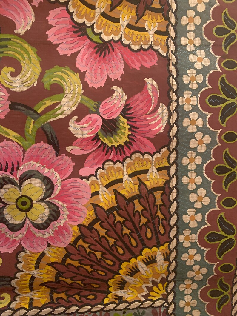 Beautiful 1920s Original French Painting for Textile - Etsy