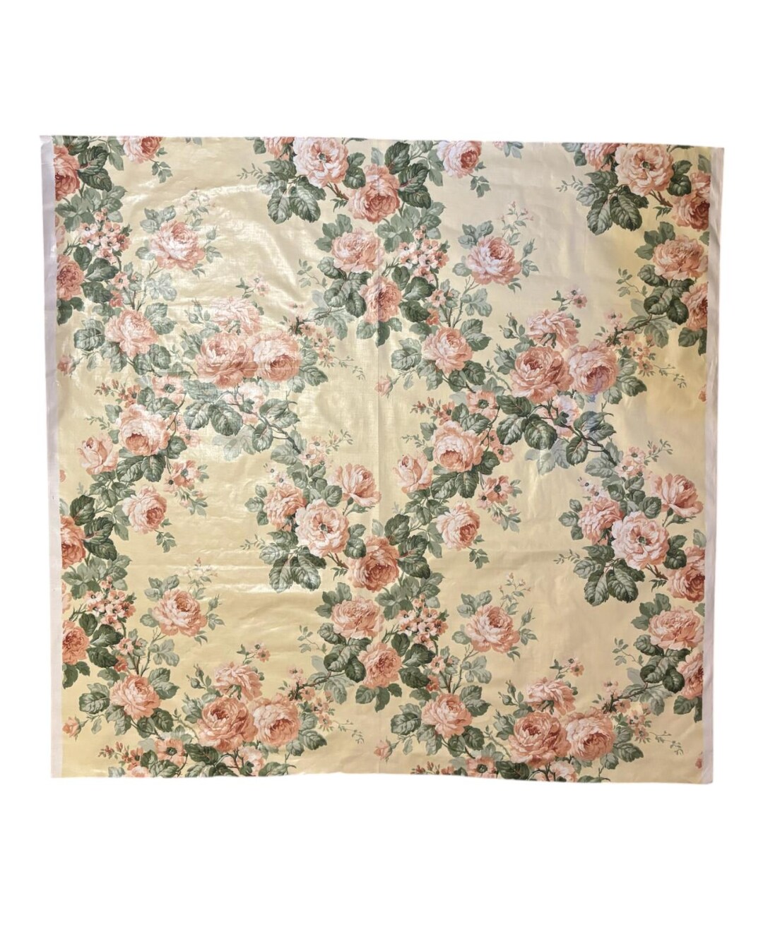 Beautiful 20th C. Printed French Floral Cotton Chintz Fabric 1799 - Etsy