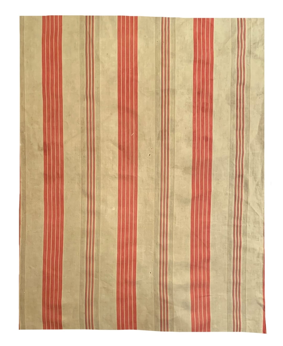 Beautiful Early 20th Century French Striped Linen Fabric 1499 - Etsy