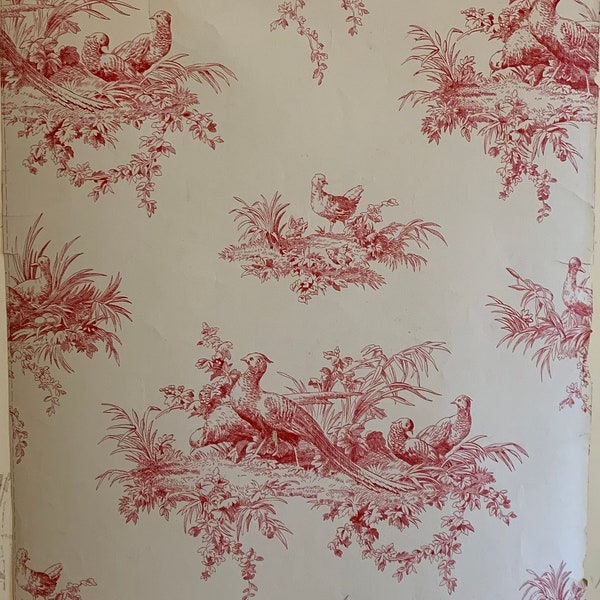 Toile Wallpaper - Etsy