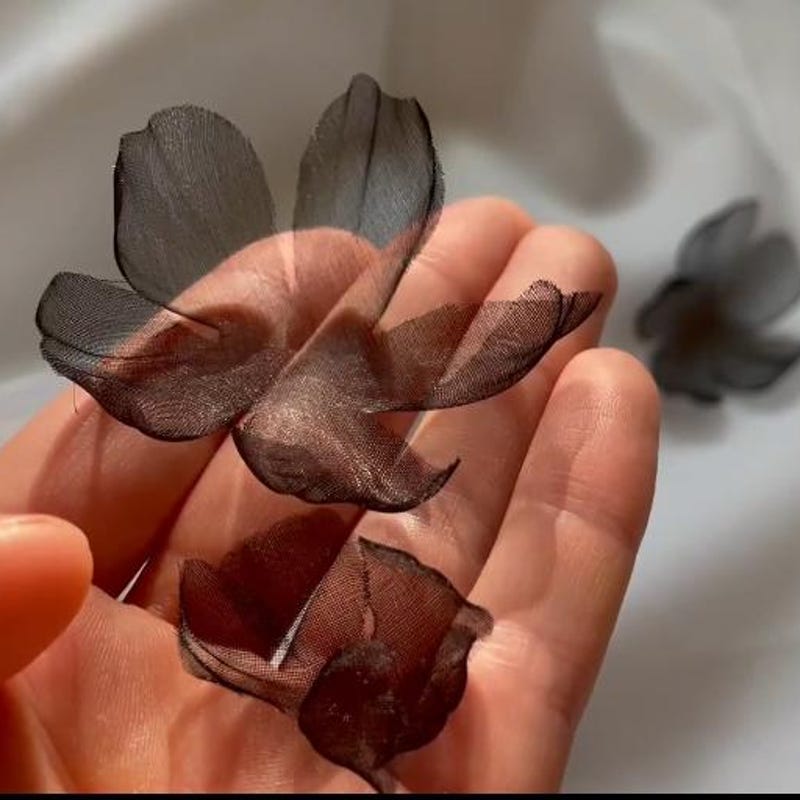 Fabric Flower Embellishments - Etsy