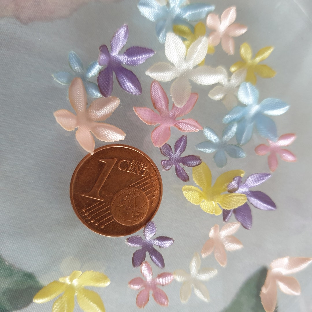 Fabric Flower Petals 20pcs Hot Cut Stiffed and Styled - Etsy