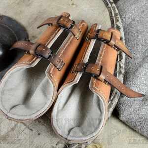 Leather Viking Combat Vambrace for FULL CONTACT FIGHT, Strengthened ...