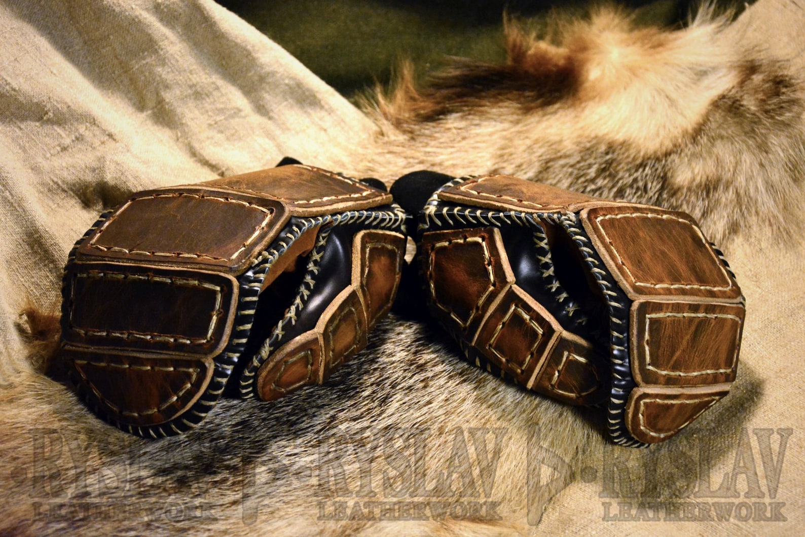 Leather Viking Glove for FULL CONTACT FIGHT Strengthened - Etsy