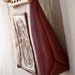 Viking Leather and Wood HANDLE Bag, Hedeby Haithabu Bag, Hand Carving ...