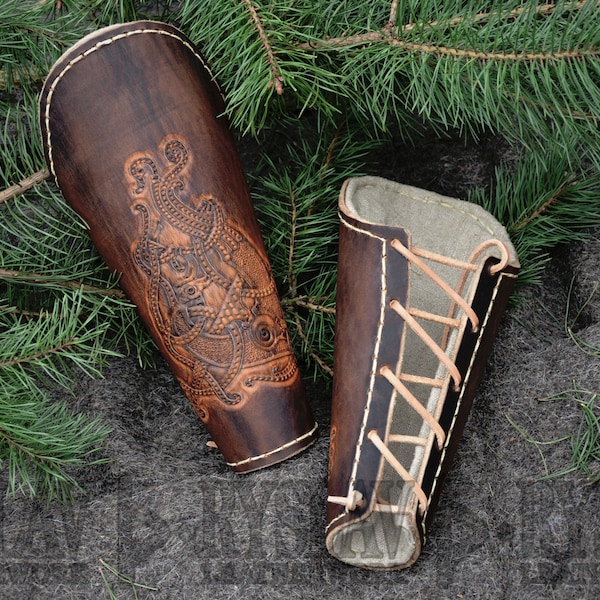 Leather Vambrace - Etsy