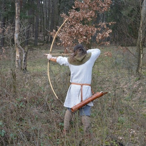 Viking Early Medieval Leather Quiver for Arrows, Traditional Archery ...