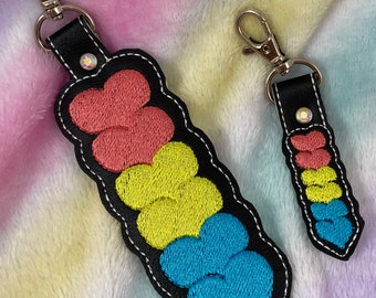 Pan Pride Flag Keychain - Etsy