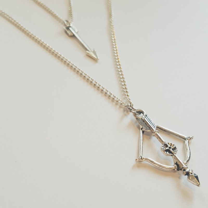 Silver Bow and Arrow - Etsy